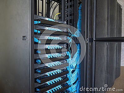 Network Switch In Rack Cabinet Royalty-Free Stock Photo | CartoonDealer ...