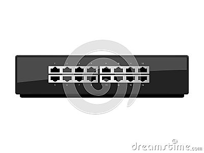 Network Switch, Server, Switch, Port Icon Vector Image. Can Also Be ...