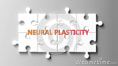 Neural Plasticity Complex Like A Puzzle - Pictured As Word Neural ...