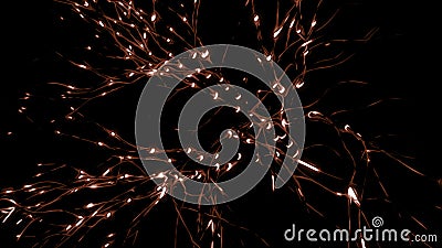 Neuronal And Synapse Activity Animation. Design. Neurons In The Head ...