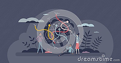 Neuroplasticity As Nervous System Ability To Change Tiny Person Concept ...