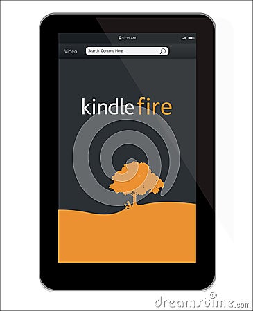 New Amazon Kindle Fire Tablet Editorial Stock Image - Image: 21370694