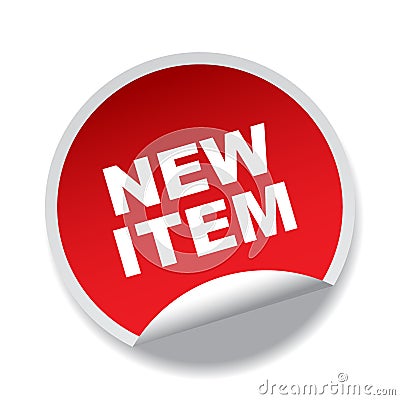 New Item Sticker Royalty-Free Illustration | CartoonDealer.com #123424200