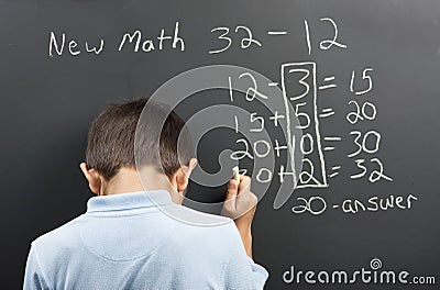 New Math Frustration. Stock Photo - Image: 45963111