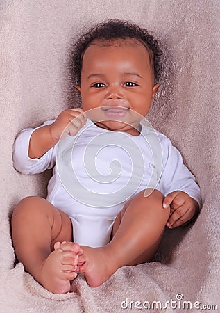 Newborn Baby African American Stock Image - Image: 25212951