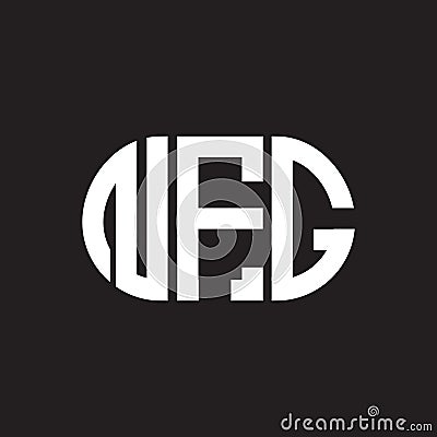 NFG Letter Logo Design On Black Background. NFG Creative Initials ...