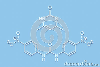 Nicarbazin Coccidiostat Mixture. Skeletal Formula. Stock Photography ...