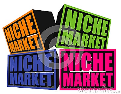 Niche Market 3D Boxes Stock Illustration | CartoonDealer.com #44730892