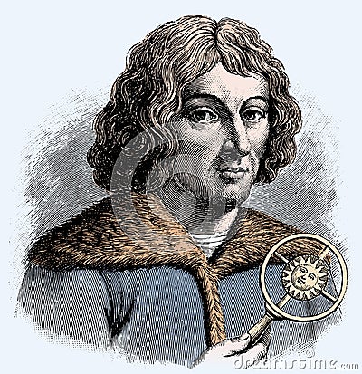 Nicolaus Copernicus Vector Illustration | CartoonDealer.com #312336976