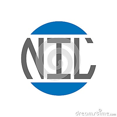 NIL Letter Logo Design On White Background. NIL Creative Initials ...