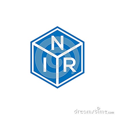 NIR Letter Logo Design On Black Background. NIR Creative Initials ...