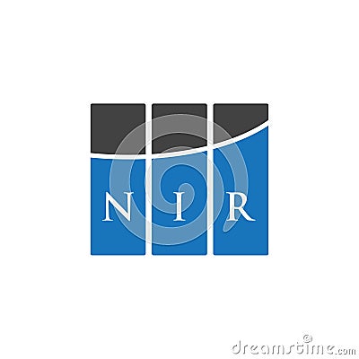 NIR Letter Logo Design On WHITE Background. NIR Creative Initials ...