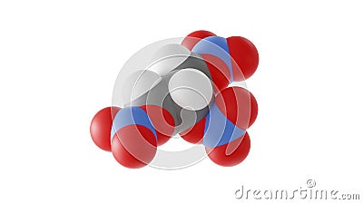 Nitroglycerin Molecule, Glyceryl Trinitrate, Molecular Structure ...