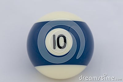 No 10 Pool Ball Royalty Free Stock Photography - Image: 5394097