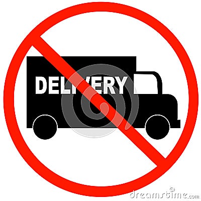 No Delivery Available Stock Image - Image: 5987561