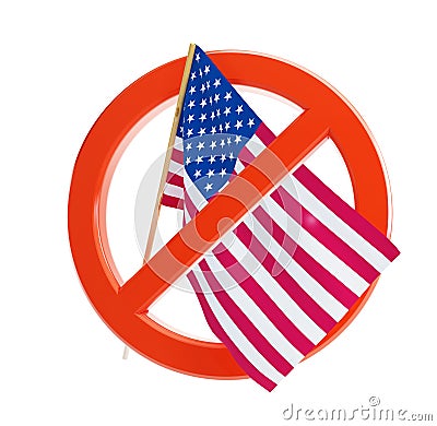 No Flag USA Icon Stock Photography - Image: 28635002