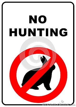 No Hunting Sign Stock Photos - Image: 10802313