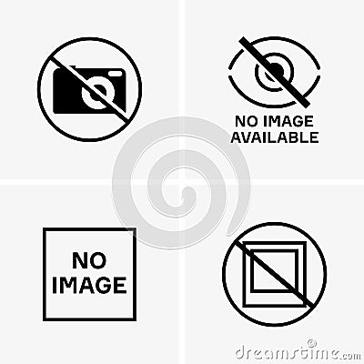 No Image Available Signs Vector Illustration | CartoonDealer.com #86393136