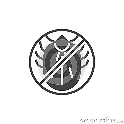 No Mite Pests Vector Icon | CartoonDealer.com #138701644