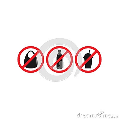 No Plastic Bags, Bottles, Cups. Stop Using Disposable Polythene Package ...