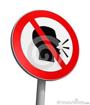No Talking Stock Photo - Image: 232470