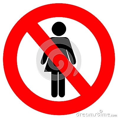 No Women Stock Photo - Image: 8195260
