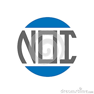 NOI Letter Logo Design On White Background. NOI Creative Initials ...