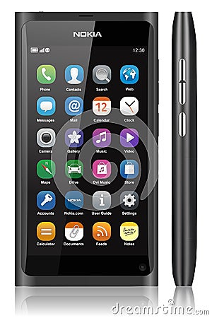 NOKIA N9 TOUCH SCREEN Editorial Photo - Image: 23045471