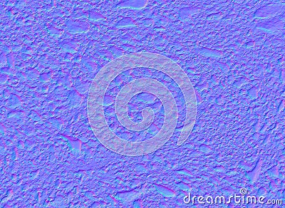 Normal Map Of Old Rough Loose Concrete Surface Stock Photo ...