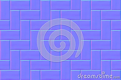 Normal Map Seamless Texture Of Subway Herringbone Tile Pattern Royalty-Free Stock Image ...