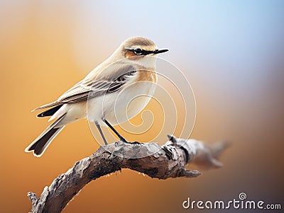 Northern Wheatear Made With Generative AI Illustration | CartoonDealer ...