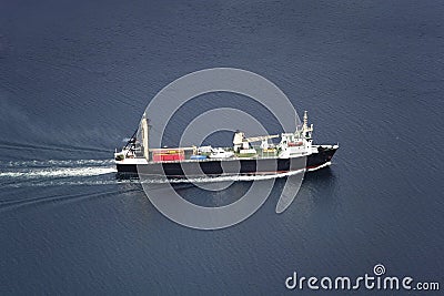 Norwegian Cargo Ship Royalty Free Stock Photo - Image: 16333845