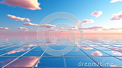 Nostalgic Reflections Liminal Space 1990s Style 3D Computer Graphics ...