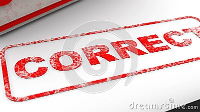 Not Correct! Corrected Seal Impression Stock Video - Video of ...