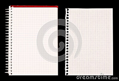 Notebook And Paper Note Stock Image - Image: 21485791
