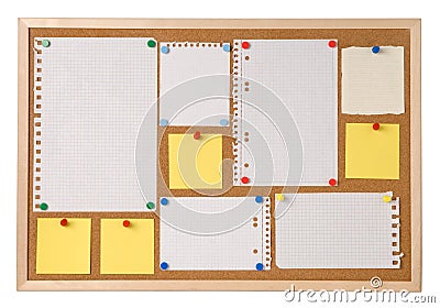 Notice Board Stock Image - Image: 13514031