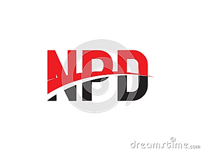 NPD Letter Initial Logo Design Vector Illustration | CartoonDealer.com ...