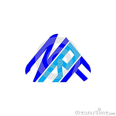 NRF Letter Logo Creative Design With Vector Graphic, NRF Simple And ...