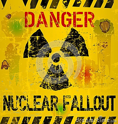 Nuclear Fallout Warning Stock Photo - Image: 30240920
