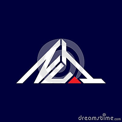 NUI Letter Logo Creative Design With Vector Graphic, NUI Simple And ...