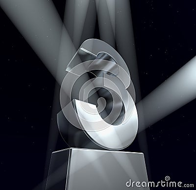 Number 3 Stock Photography - Image: 18151582