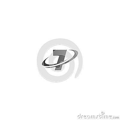 Number Circle Logo, Concept Number + Icon Circle Illustration ...