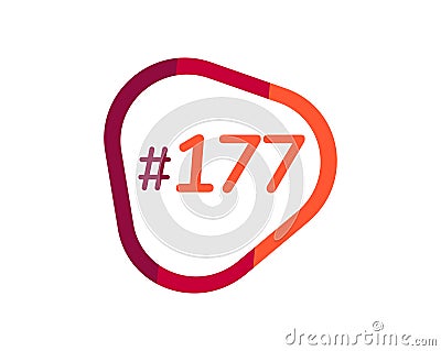 Number 177 Image Design, 177 Logos Vector Illustration | CartoonDealer ...