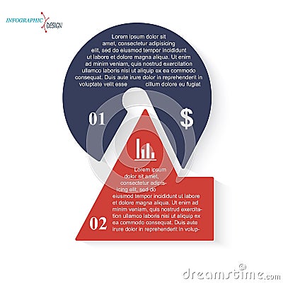 Number 2 Infographic Template Vector Illustration | CartoonDealer.com ...
