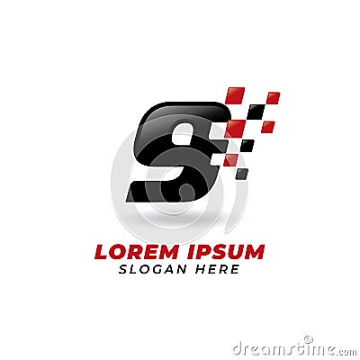 Number Nine 9 Racing Icon Symbol Design. Racing Number Logo Design ...