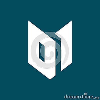 Number 0 1 Or Zero And One Loge Template With Modern Fox Head ...