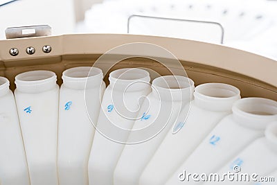 Numbered Containers Of An Automatic Sampling Machine For Sampling ...