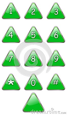 Numbers buttons stock illustration. Illustration of communication ...