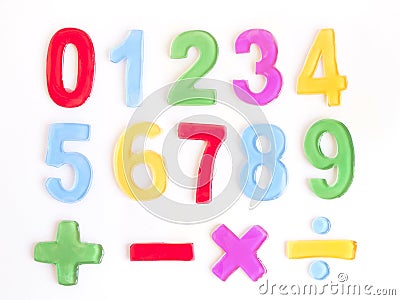 Numbers stock image. Image of magnetic, figure, games, educate - 308809