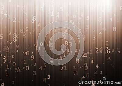 Numerical Designed Background Stock Photography | CartoonDealer.com ...